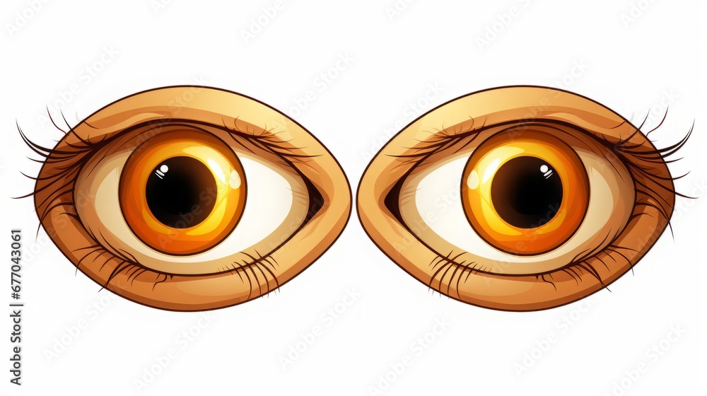 cartoon eyes. Stock Illustration | Adobe Stock