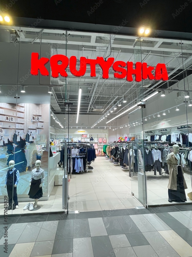 Krutyshka official store in shopping mall in Moscow city. Latest ...