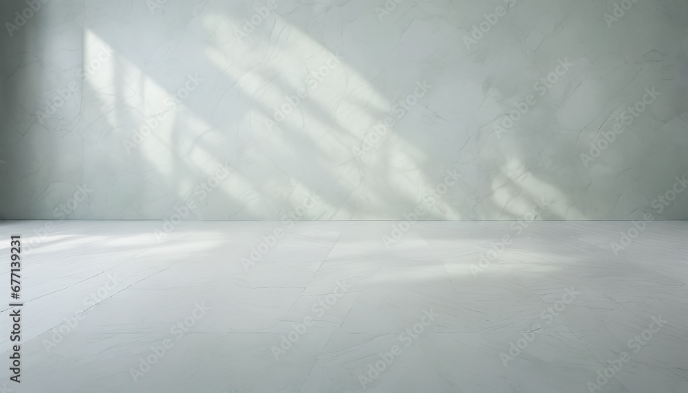 light and shadow room mock ups - light gray concrete wall ilustración ...