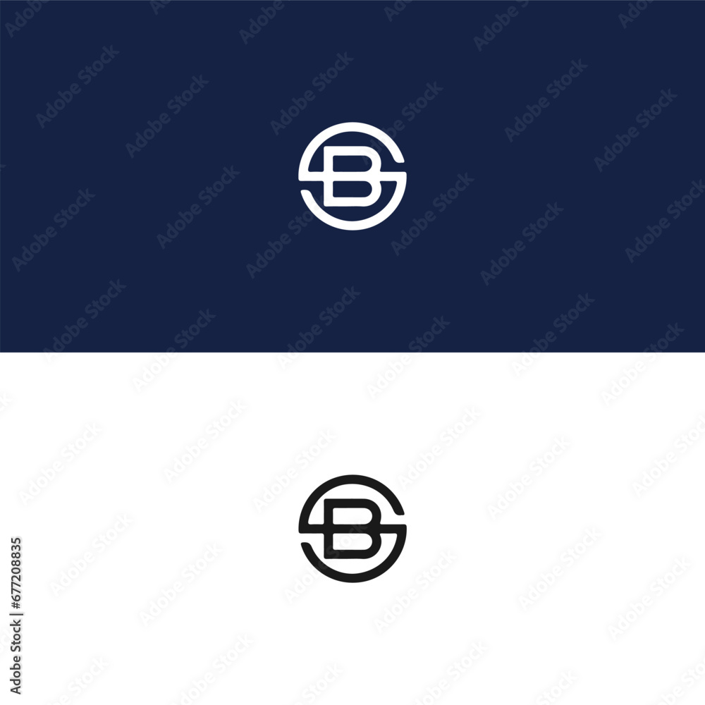 SB logo. S B design. White SB letter. SB, S B letter logo design ...