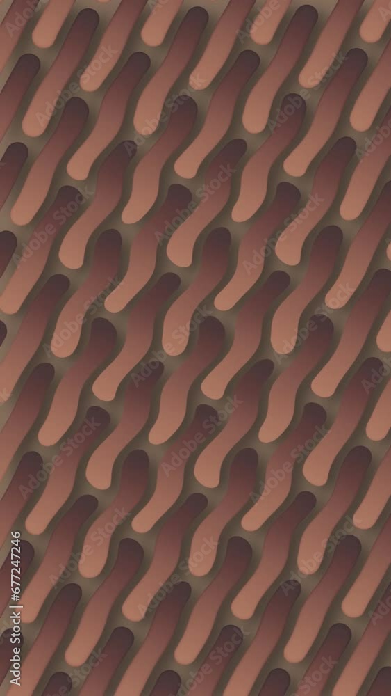 Vertical video - trendy retro background animation with a repeating ...