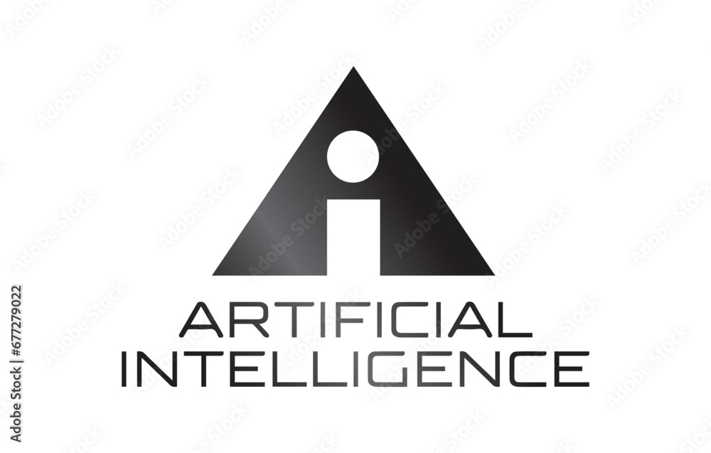 Artificial intelligence icon vector AI sign for graphic design, logo ...