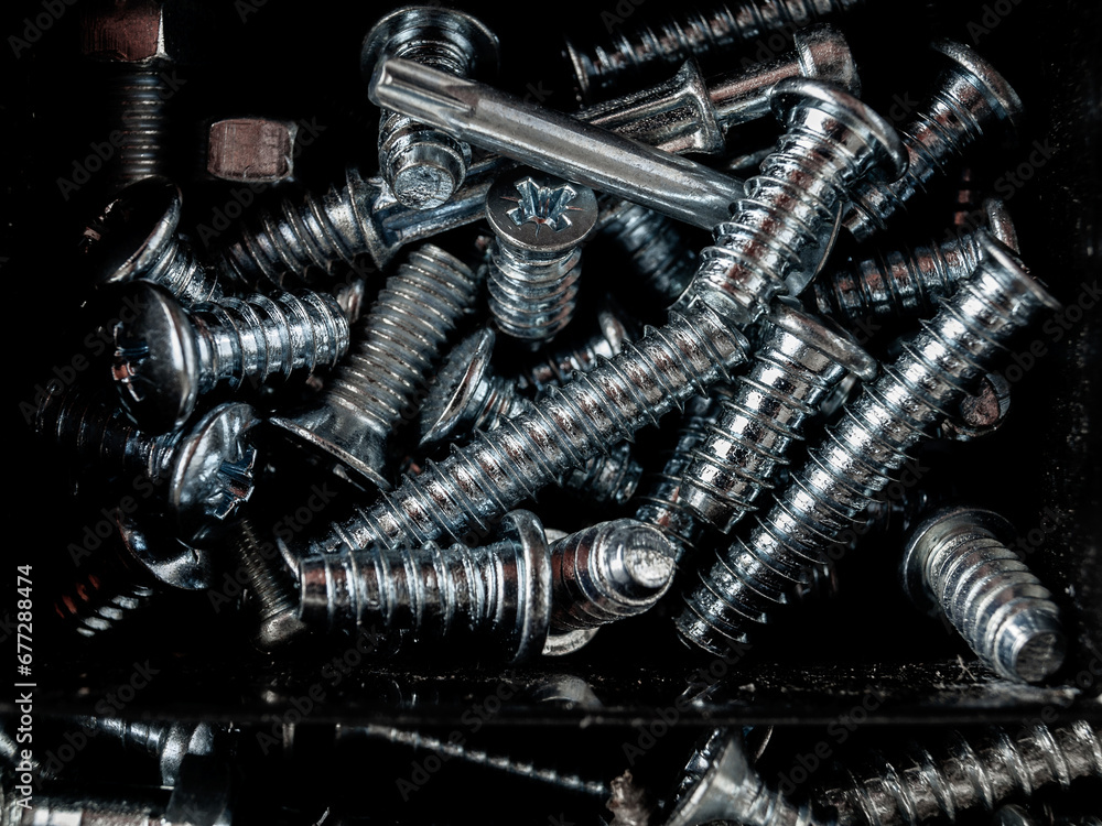 Bolts screws self-tapping screws of various shapes and sizes for ...