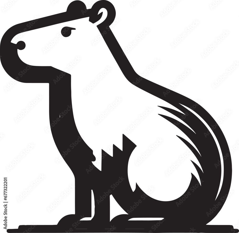 Capybara logo for graphic design, capybara designs for prints and ...