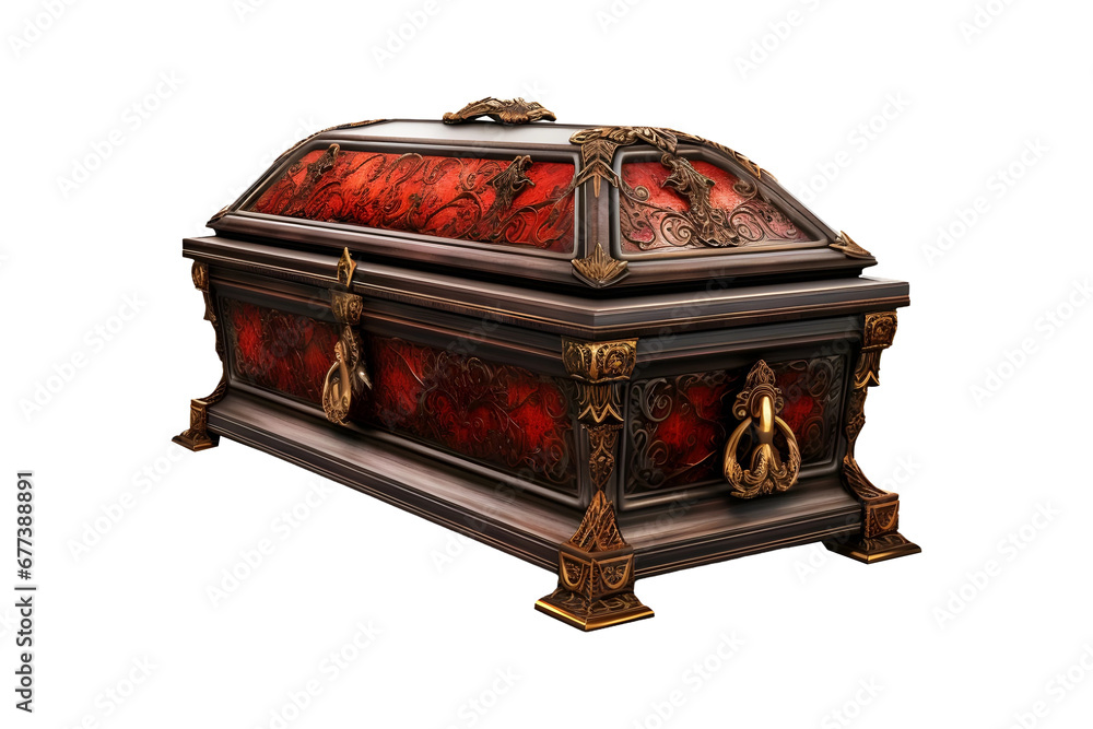 Muslim coffin isolated on transparent and white background Stock ...