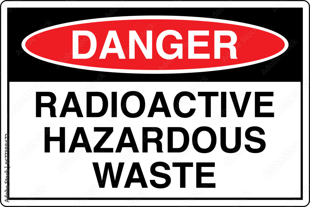 OSHA Safety Sign Marking Label With Symbol Pictogram Standards Danger ...