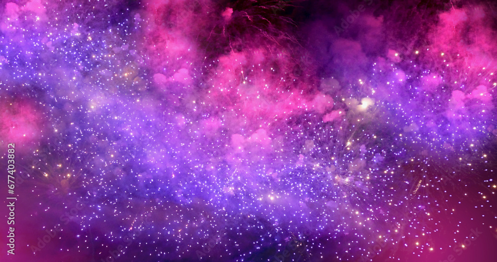 Purple Firework celebrate anniversary happy new year 2024, 4th of july ...