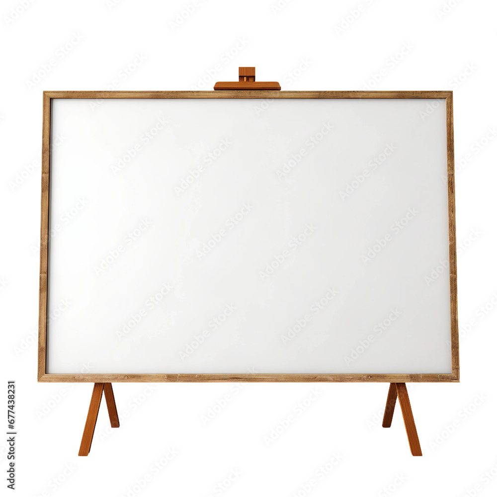 Whiteboard, transparent background, isolated image, generative AI Stock ...