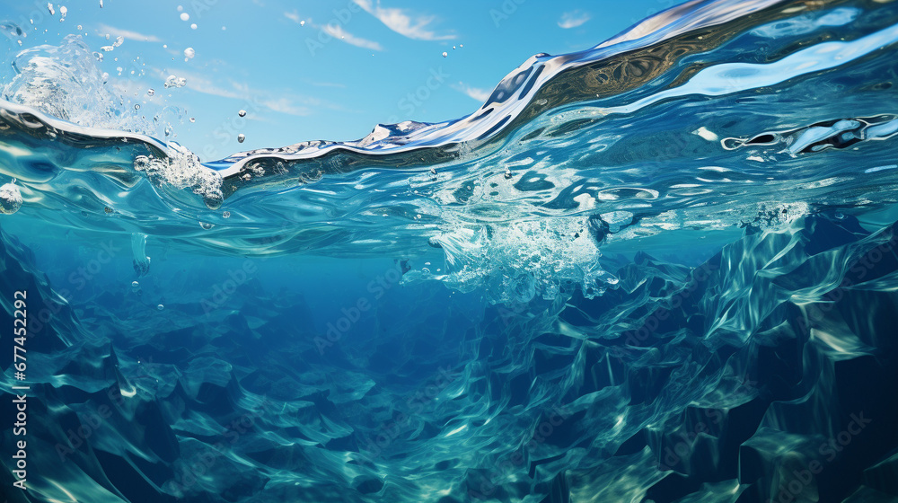 water splash in blue HD 8K wallpaper Stock Photographic Image Stock ...