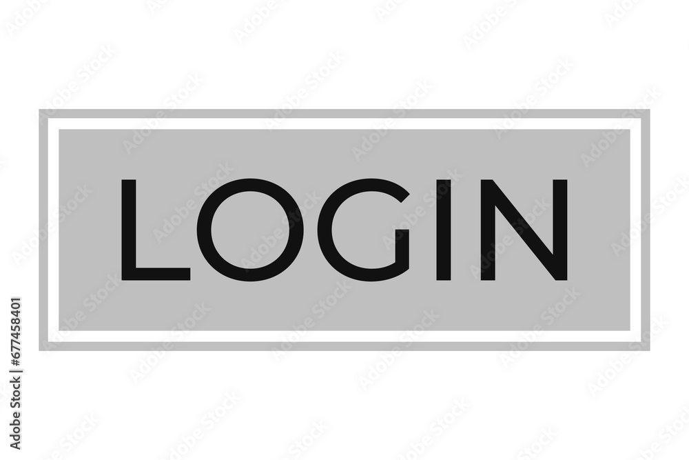 Login button element black design template transparent background file ...