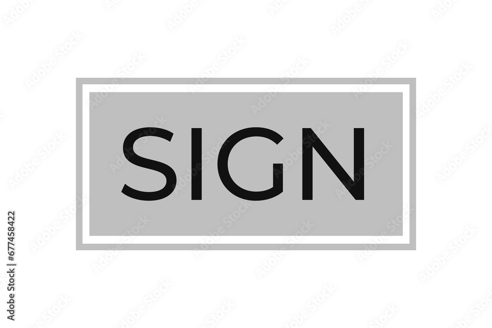 Sign button element black design template transparent background file ...