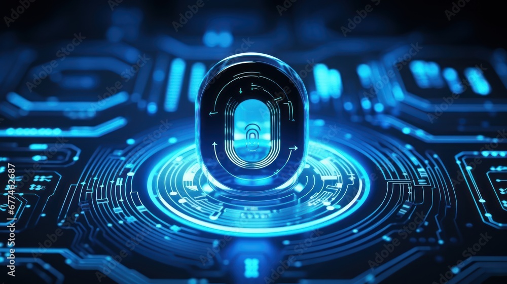 Cyber security network. Technology background animated cyber security ...