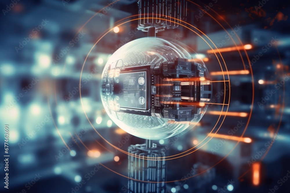 Cyber security network. Technology background animated cyber security ...