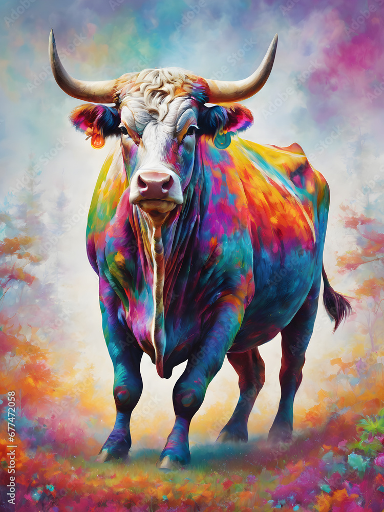 "Minotaur" from Greek mythology looks like a bull AI Generative. Stock ...