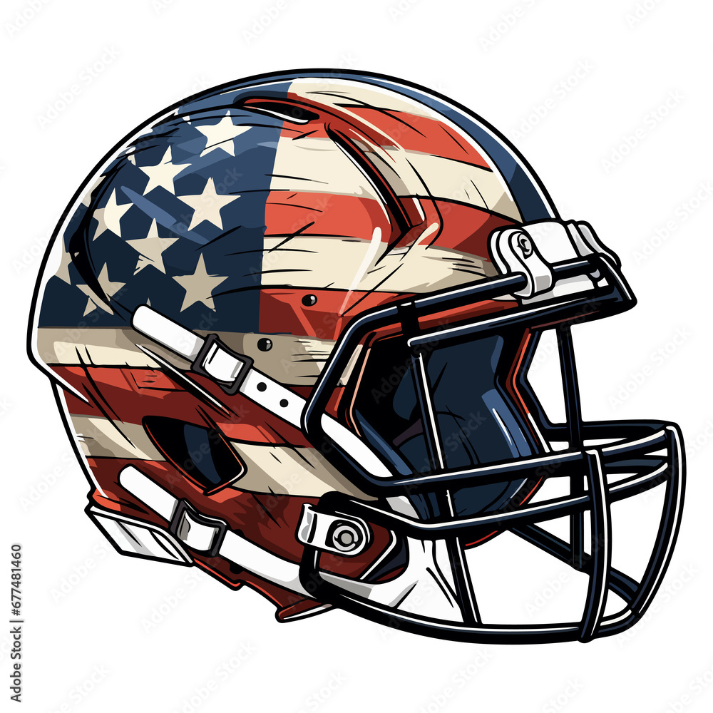 American Football Helmet Clipart High-Quality Vector for Sports Designs ...