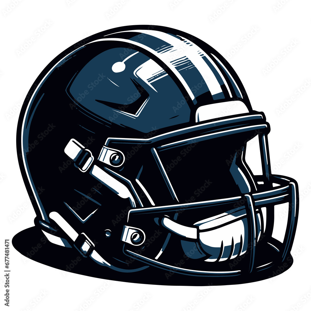 American Football Helmet Clipart High-Quality Vector for Sports Designs ...