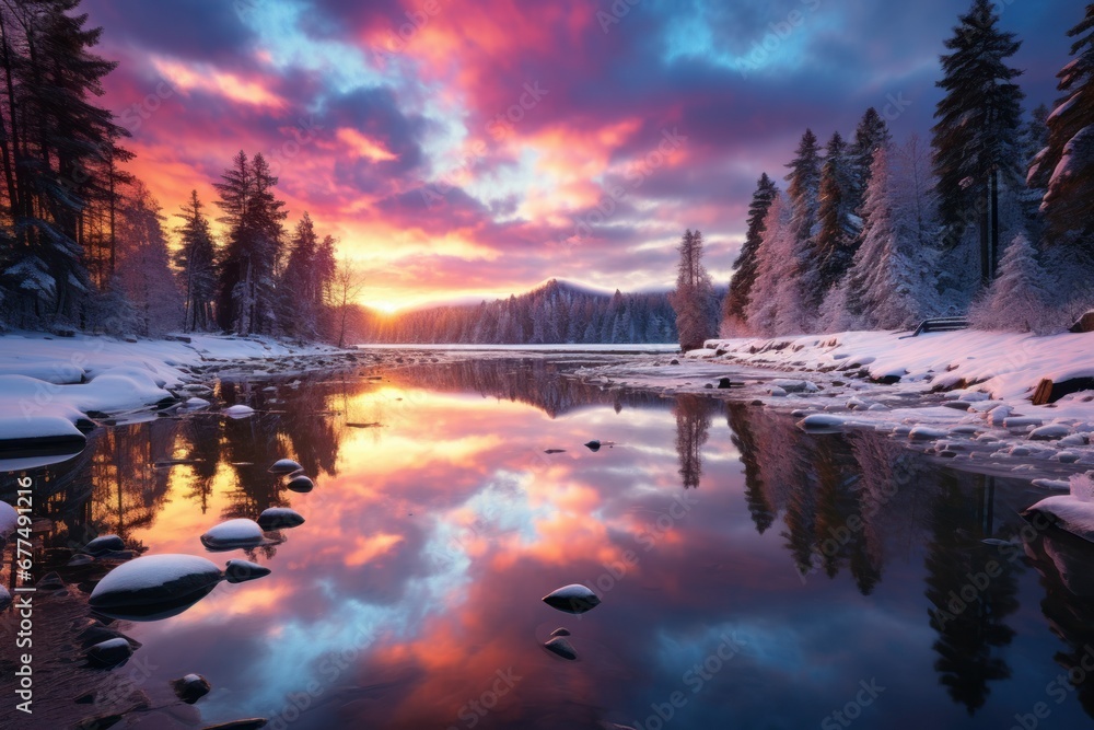 Winter Sunsets and Sunrises: The low angle of the sun in winter can ...