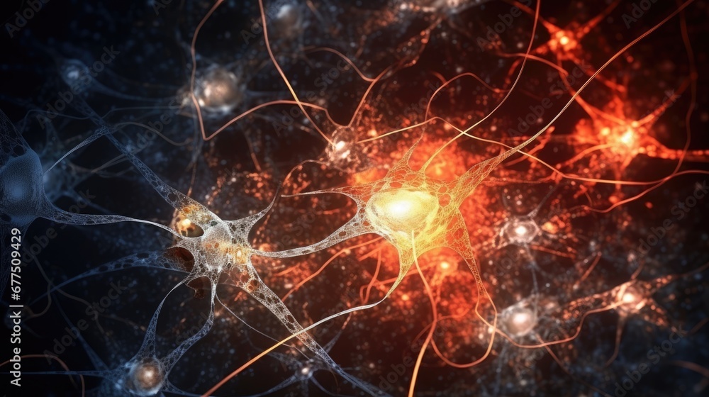 Nebula Neural Colorful Brain Cell Energy Connections, Brain Dots ... Nebula Neural Colorful Brain Cell Energy Connections, Brain Dots ...