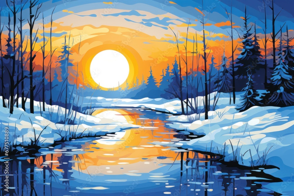 Winter Reflections: Capture the reflections of winter scenes in still ...