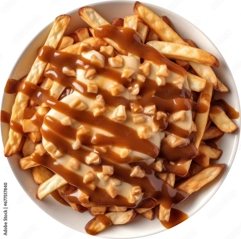Poutine transparent background PNG clipart Stock Photo | Adobe Stock