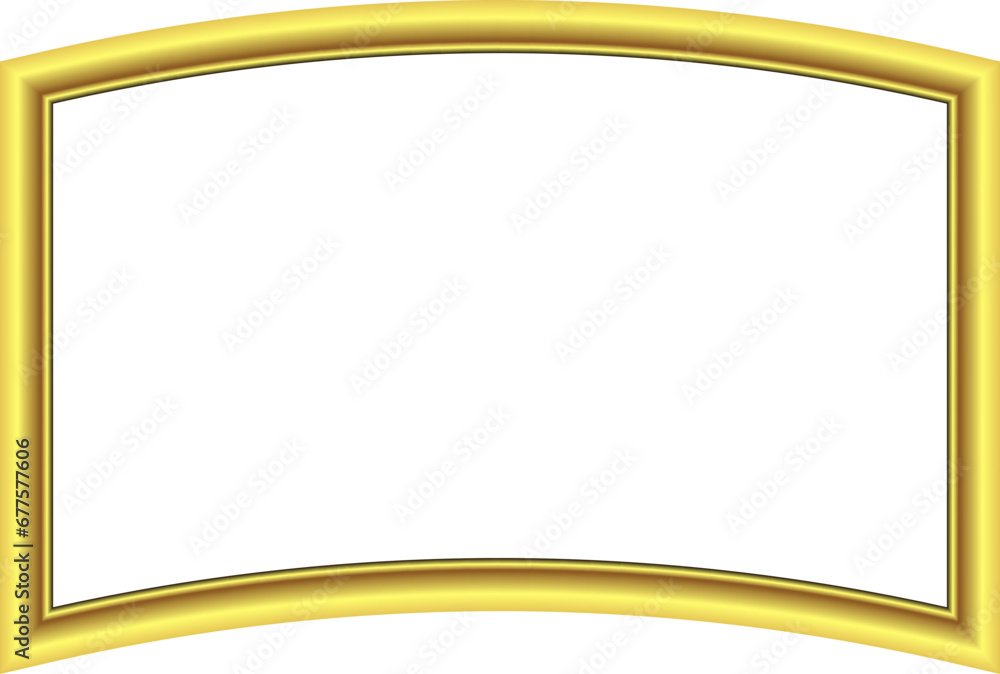 Rectangle Frame Gold picture frame luxury golden frame gold border ...