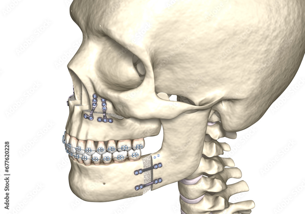 Mandibular Advancement surgery. Medically accurate dental 3D ...