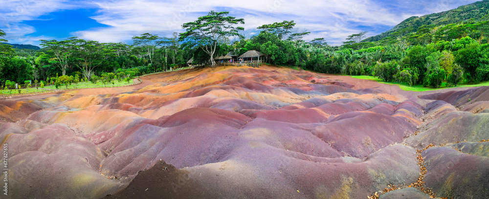 Exotic nature and landmarks of Mauritius island - Unique "seven colours ...