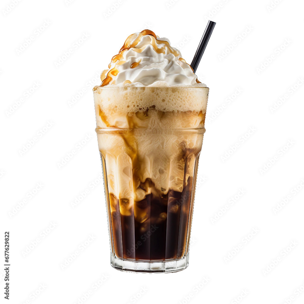 Root Beer Float, transparent background, isolated image, generative AI ...