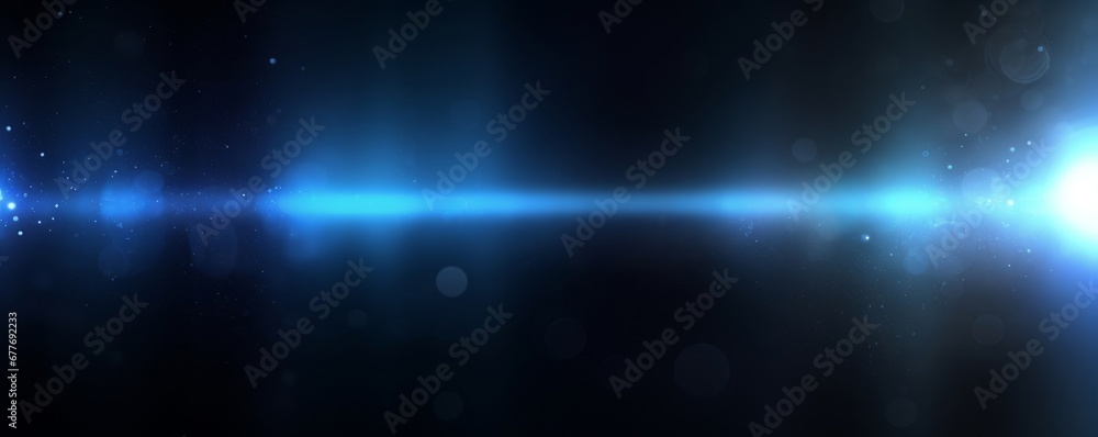 intense blue and mainly off screen lens flare overlay texture with ...