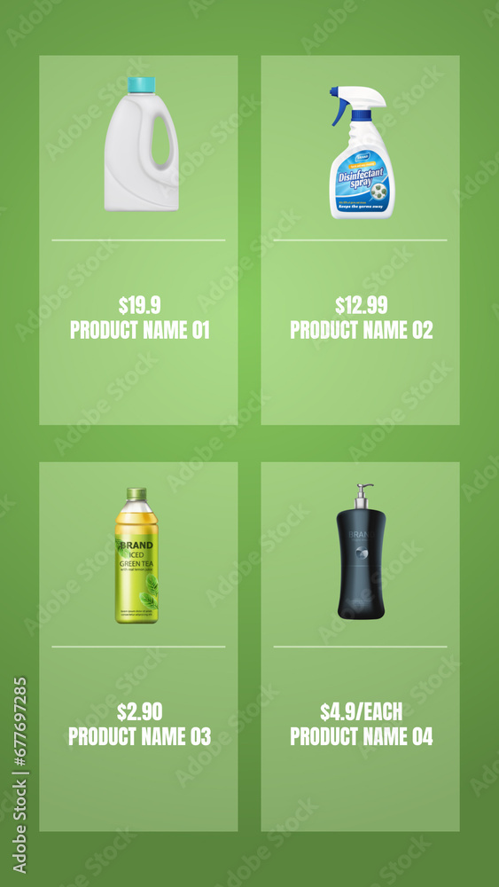 Modern Product Promo for Social Media Story and Post Stock Template ...