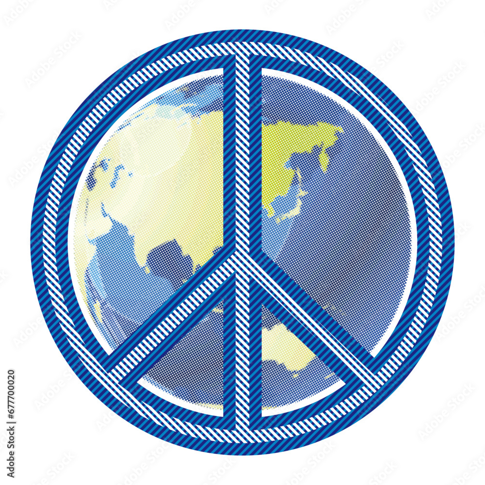 Global unity on International Peace Day with an iconic vector ...