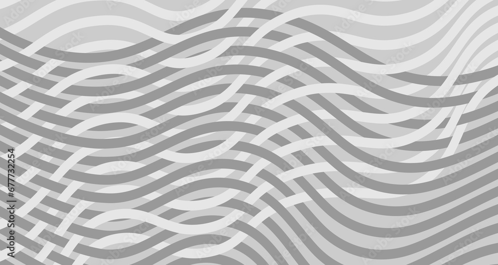 Ripple texture black and white curve lines background vector design ...