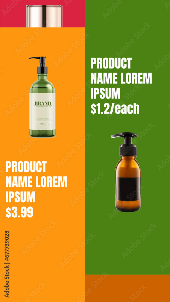 Modern Promo Presentation in Social Media Stories Stock Template ...