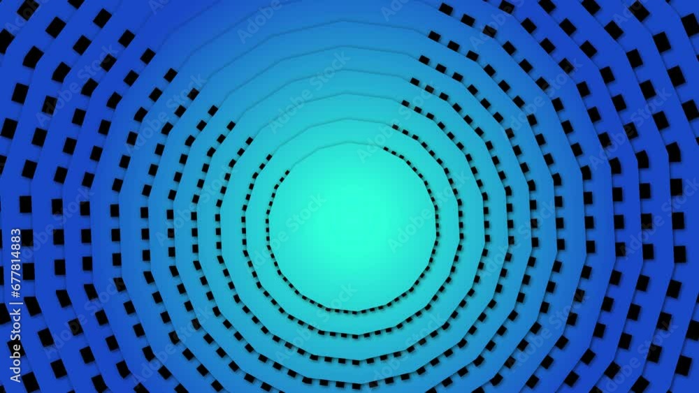 Geometric Circle Shape, Circle Geometric Patter Creation Effects, Light ...