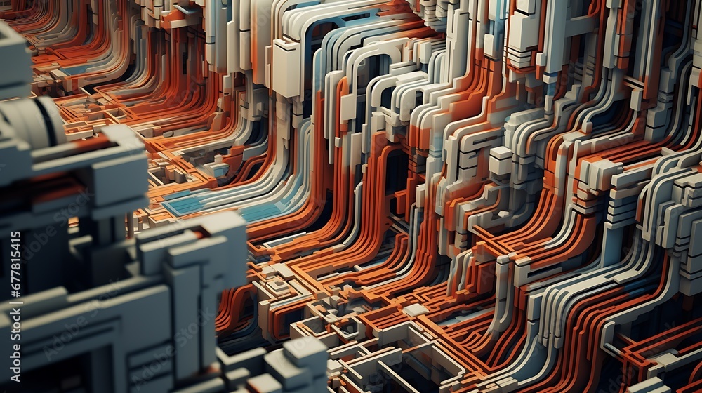3d abstract art, artificial intelligence, AI, Machine Learning, Deep ...