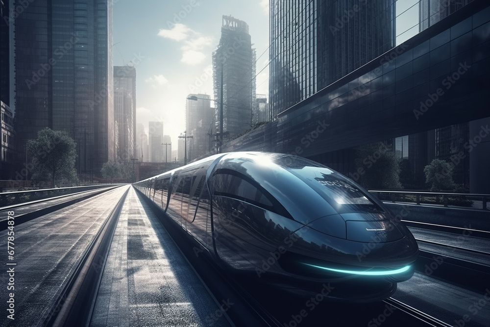 Experience the future with the sleek design and high speed power of a ...