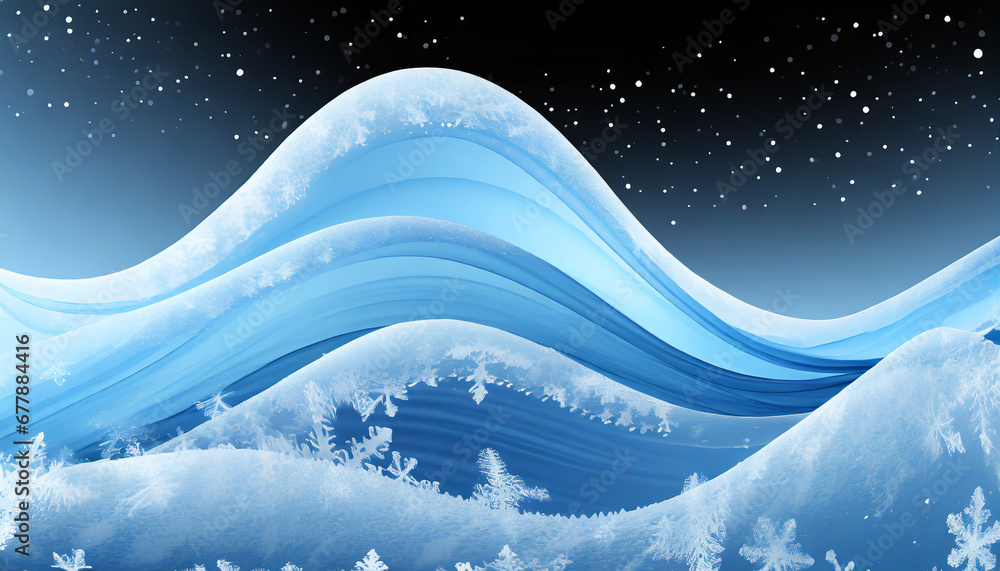 snow frost wave abstract background for copy space text transparent ...