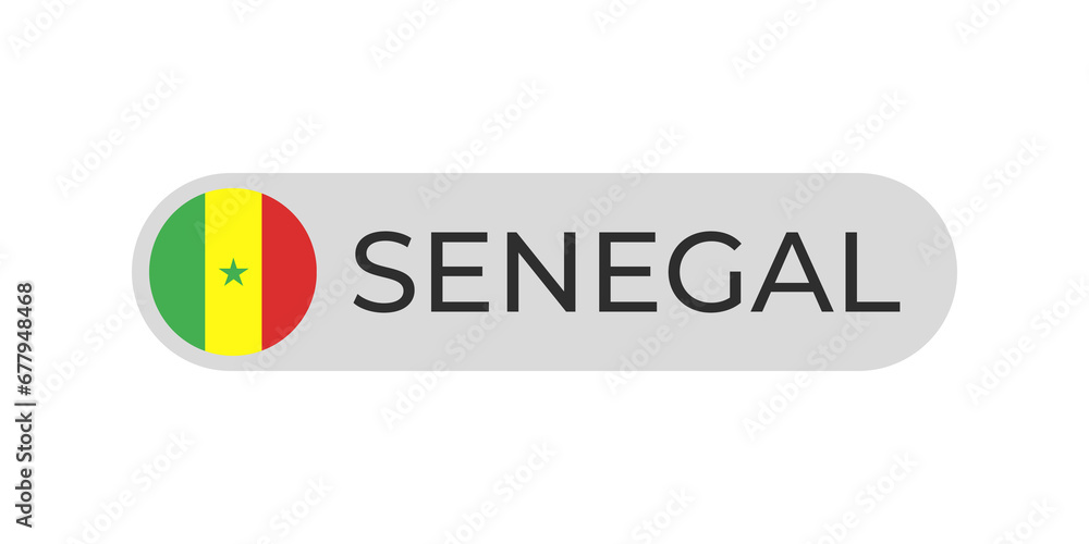 Senegal flag with text transparent background file format png, Senegal ...