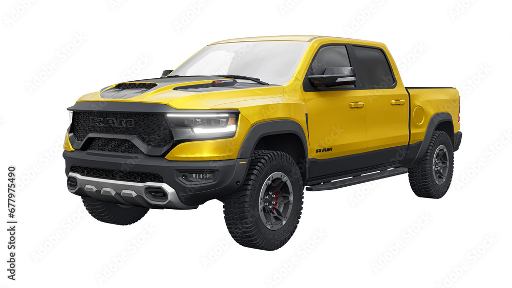 USA, Dallas. November 13, 2023. RAM 1500 TRX 2022. Powerful, sporty ...