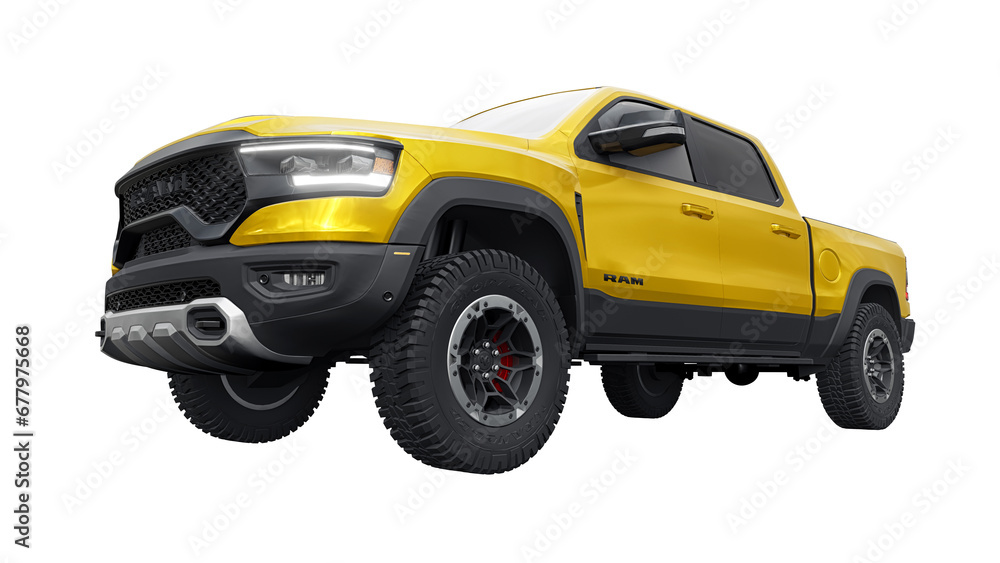 USA, Dallas. November 13, 2023. RAM 1500 TRX 2022. Powerful, sporty ...