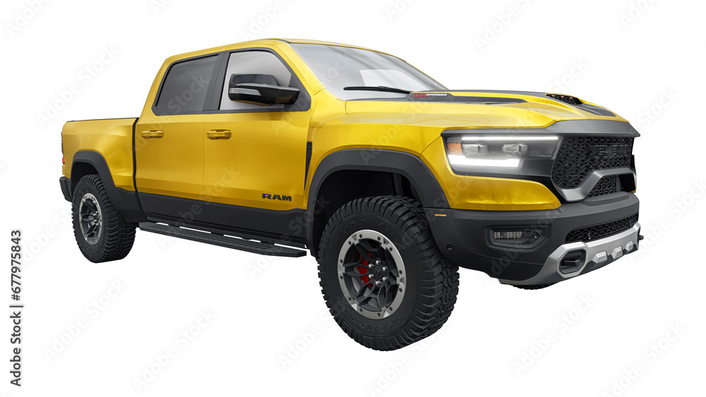 USA, Dallas. November 13, 2023. RAM 1500 TRX 2022. Powerful, sporty ...