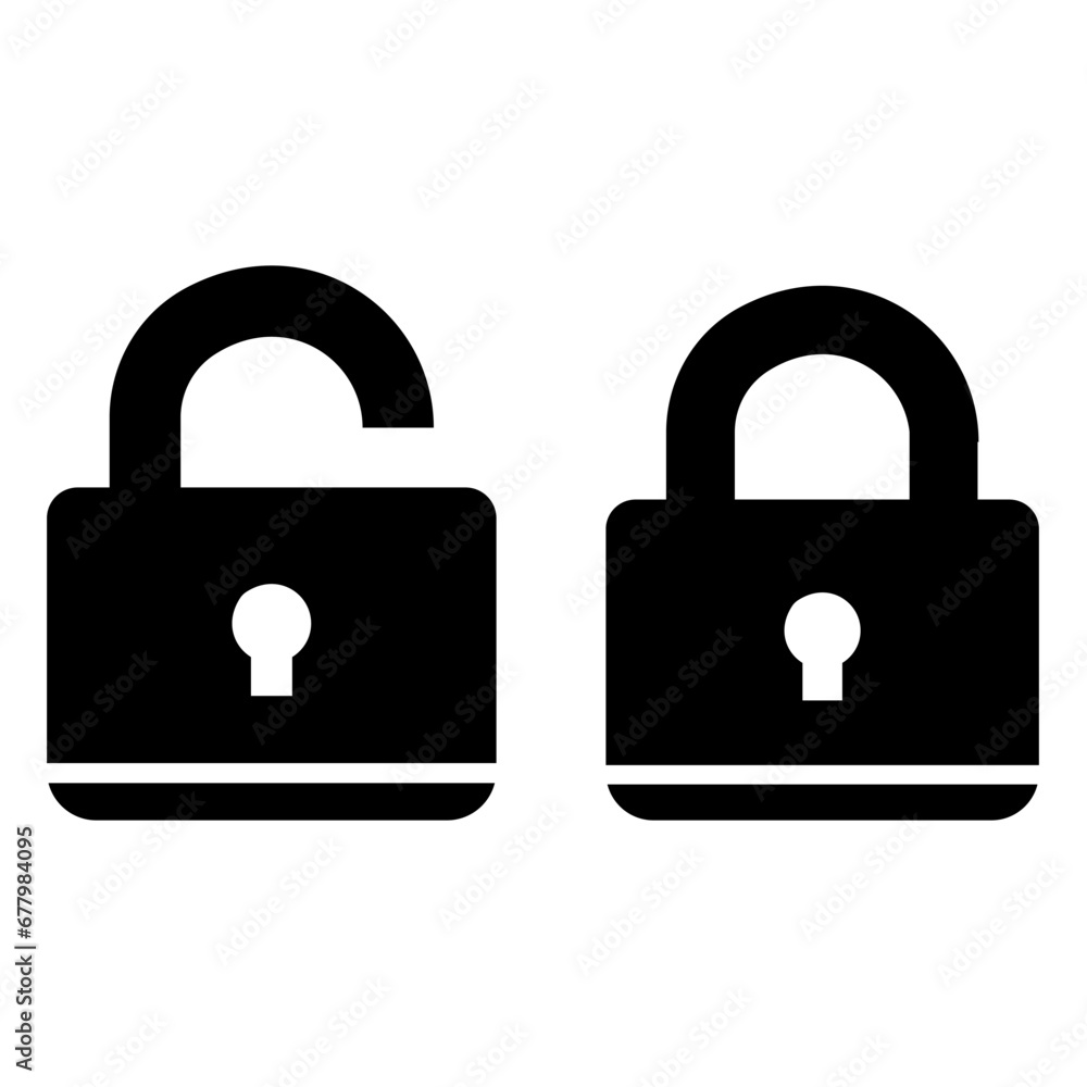 Vecteur Stock Lock Icon in trendy flat style isolated. Security symbol ...