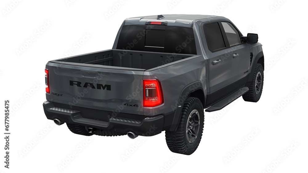 USA, Dallas. November 13, 2023. RAM 1500 TRX 2022. Powerful, sporty ...