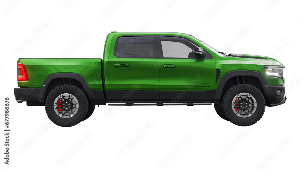 USA, Dallas. November 13, 2023. RAM 1500 TRX 2022. Powerful, sporty ...
