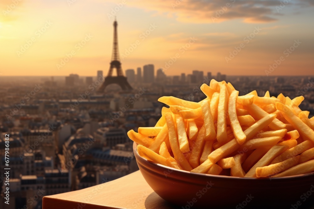 French Fries Image for Menu and Restaurant Advertising, Tasty Potato ...