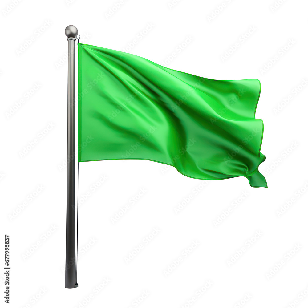 green flag isolated on transparent background,transparency Stock ...