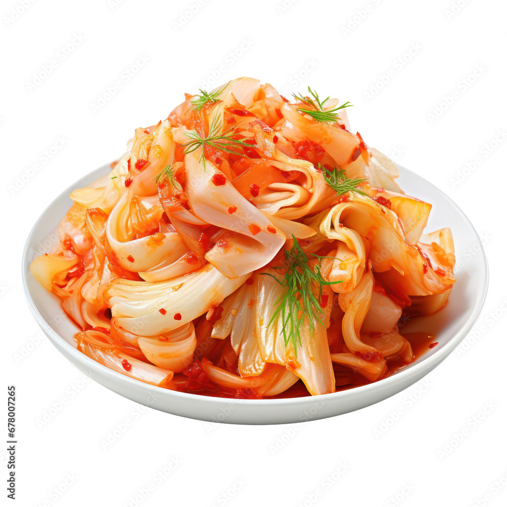 Kimchi,korean food isolated on transparent background,transparency ...