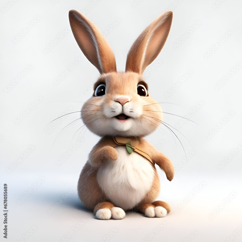 Whimsical, comical rabbit brings laughter, antics showcased against ...