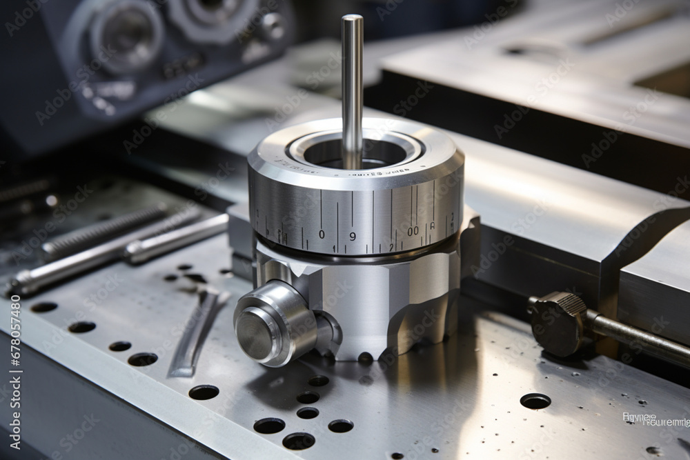 Measurement and control of the dimensions of a metal engine block part ...