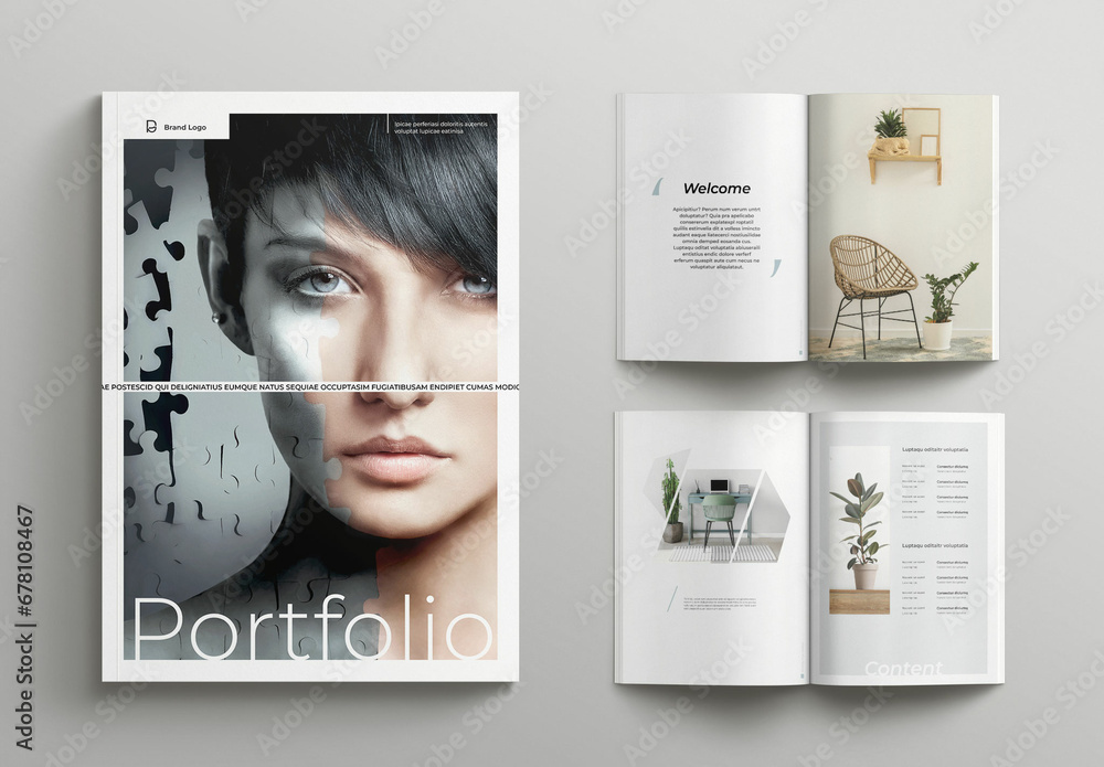 Portfolio Stock Template Adobe Stock